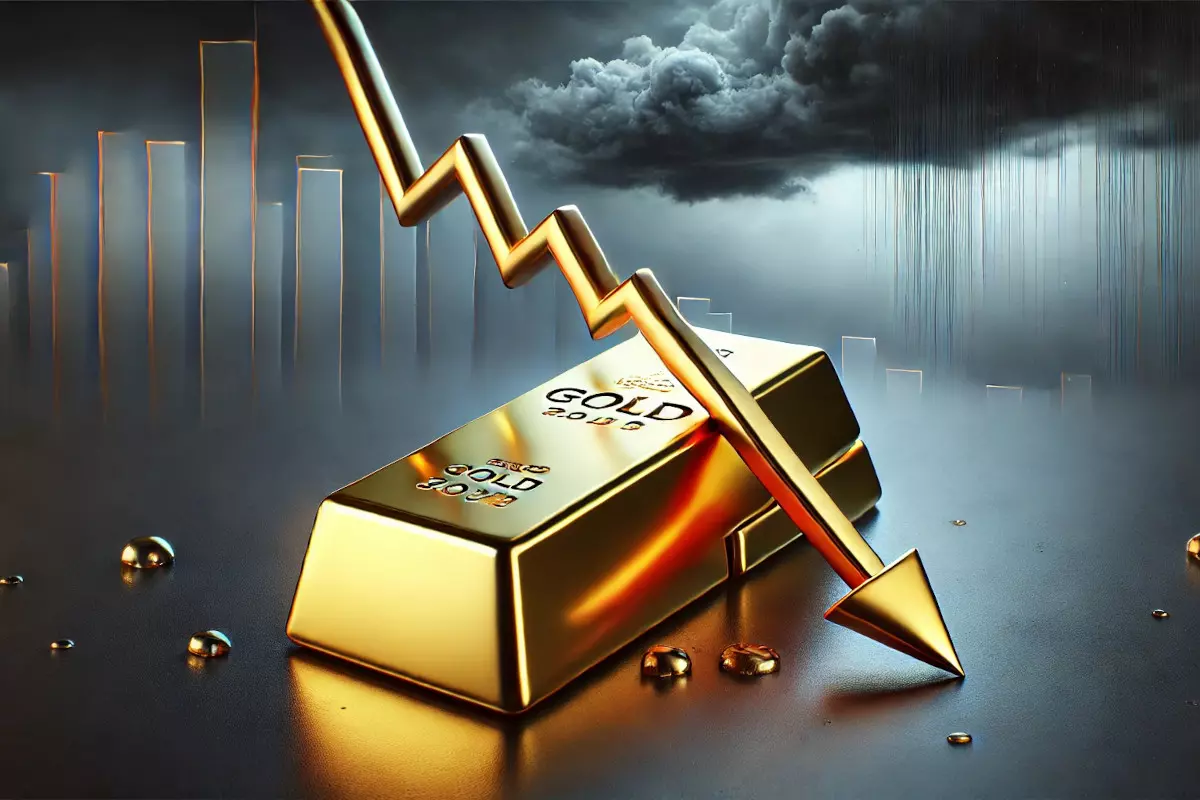 Gold Prices Fall Over 1%